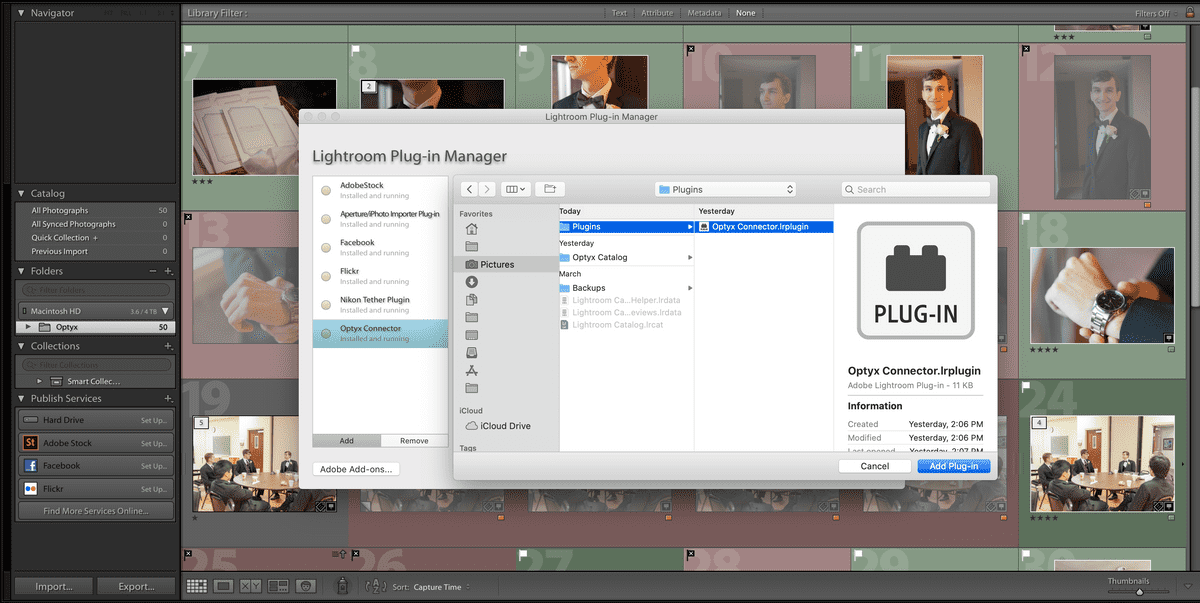 Working with Lightroom - Optyx